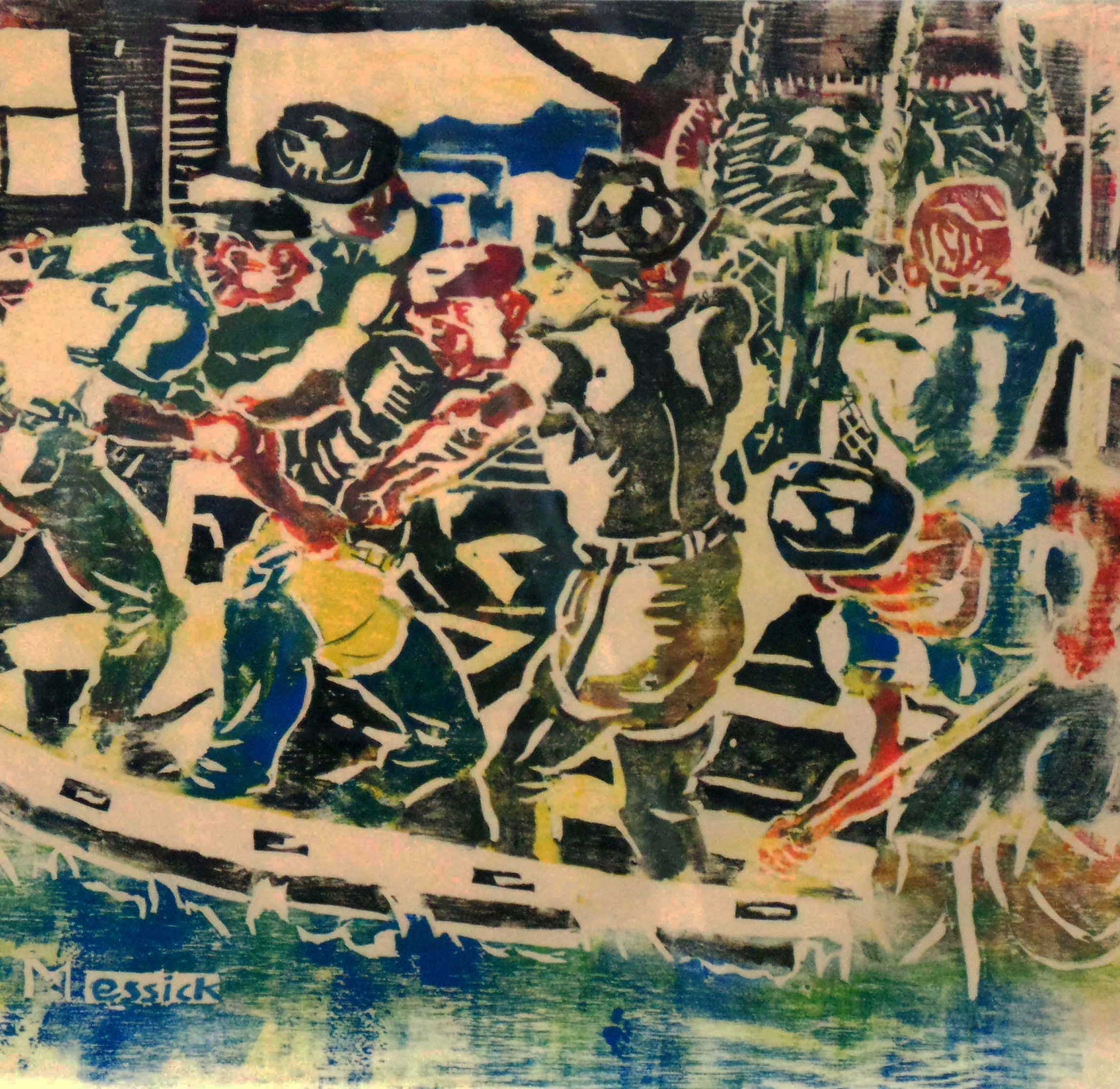 - Unloading The Sardine Boat - By Ben Messick | Modernism